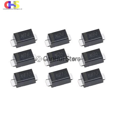 Smd 쇼트키 다이오드 1206 Dsk14 K24 K34 Ss14 Ss24 Ss34 Dsk16 K26 K36 Ss16 Ss26 Ss36 Dsk110