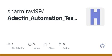 GitHub Sharmiravi99 Adactin Automation Test Script