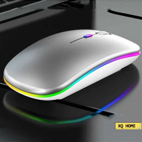 Bluetooth 2 4 Ghz Wireless Dual Mode Mouse Usb Charging Mouse Wireless Mute Led Backlit Mouse