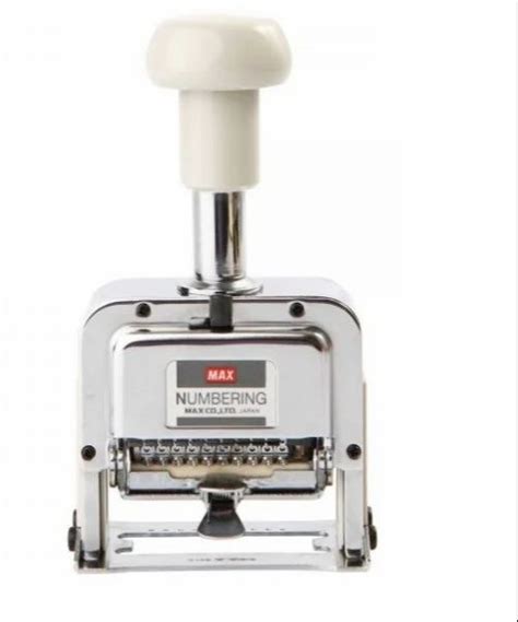 Manual Max Hand Numbering Machine At 4500 Piece In Mumbai ID 2850447963733