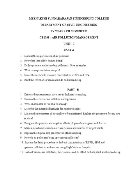 Air Pollution Management | PDF | Atmosphere Of Earth | Air Pollution