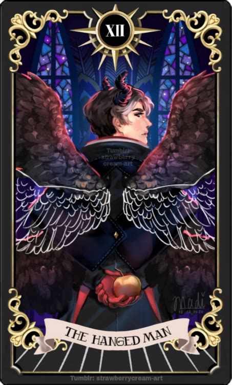 obey me tarot card series xii lucifer— the tumbex