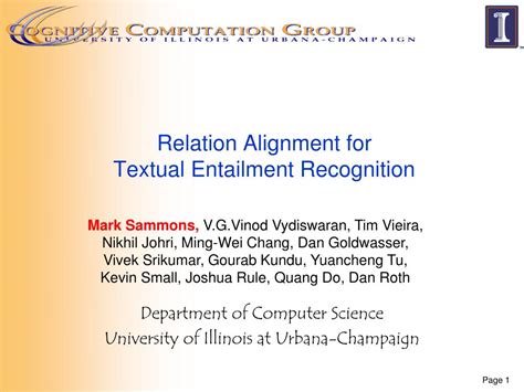 Ppt Relation Alignment For Textual Entailment Recognition Powerpoint
