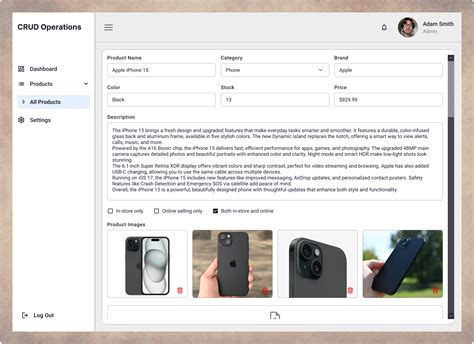 Crud Operations By Zahidul Islam On Dribbble
