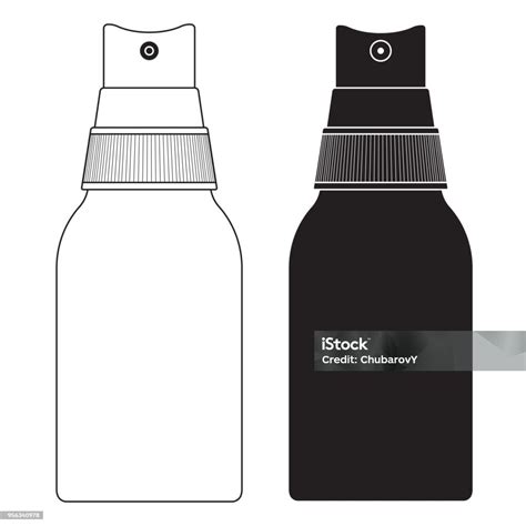 Spray Bottle Outline Icon Stock Illustration Download Image Now Bathtub Beauty Black Color