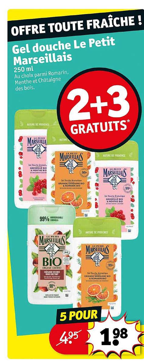 Promo Gel Douche Le Petit Marseillais Chez Kruidvat Icatalogue Fr