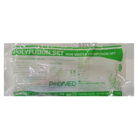 Polymed Polyfusion Set Non Vented I V Infusion Set India S Fastest