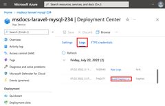 Tutorial PHP App With MySQL Azure App Service Microsoft Learn