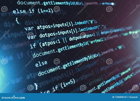 Programming Source Code Abstract Background Stock Illustration Illustration Of Homepage