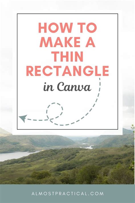 How To Create A Thin Rectangle In Canva New Tutorial For