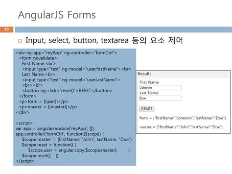 Angularjs Tutorial 중부대학교 이병천 교수 Ppt Download