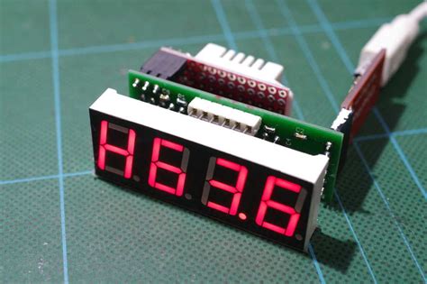 Morecatlab 7segduino Application 2 湿度計7segduino Application 2 Humidity Sensor