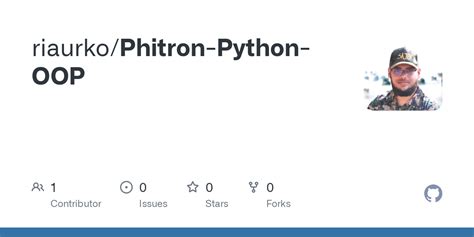 Github Riaurkophitron Python Oop
