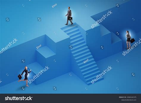 Gender Inequality Career Ladder Concept Stock Photo 2260142375 Shutterstock