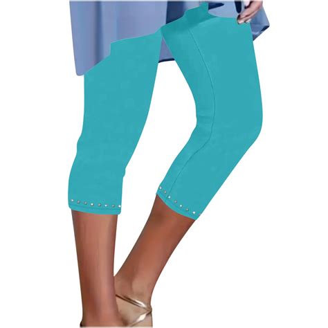 Blvb Capri Leggings For Women Summer Clothes Yoga Workout Lounge Capri