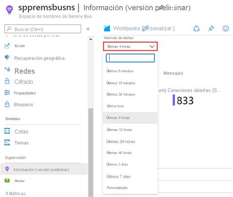 Supervisión De Azure Service Bus Con Información De Azure Monitor