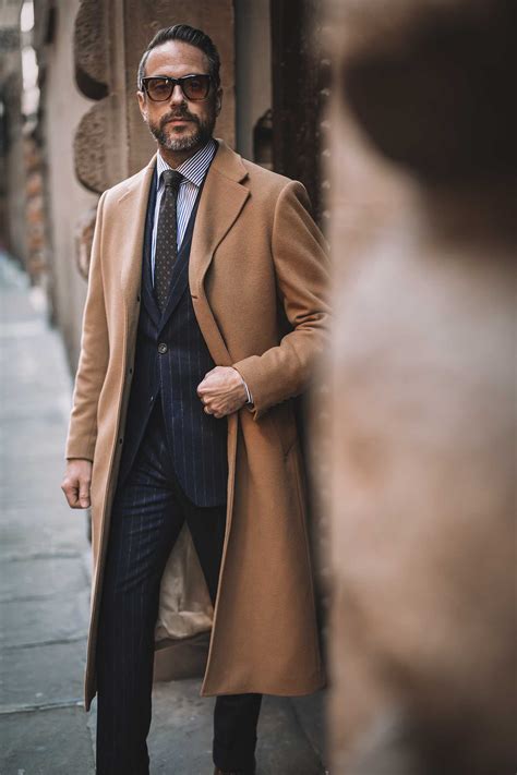 A Classic Mens Camel Overcoat Outfit Idea He Spoke Style