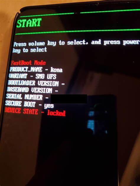 Fastboot I Don T Know When This Started Happening But Now When I Try To Go To Bootloader From