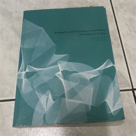 Kinematic And Dynamics Of Machinery 蝦皮購物