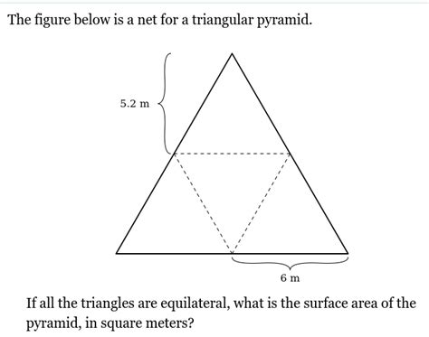 The Figure Below Is A Net For A Triangular StudyX