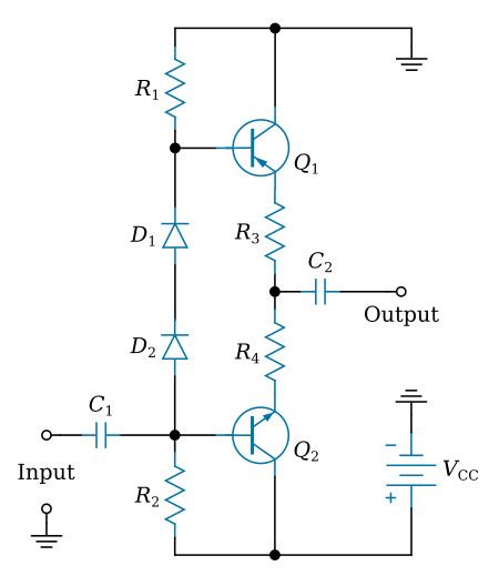 Complementary Symmetry Circuit Amplifiers Basics Electronics