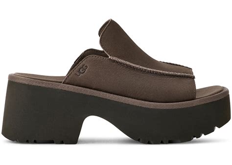 Ugg New Heights Slide Molasses Womens 1168790 Mlss Us