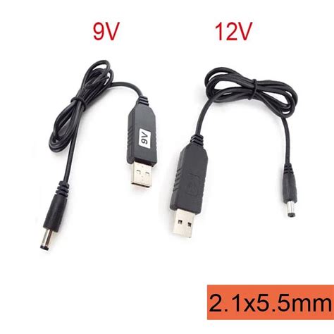 USB To DC Power Cable Universal USB To DC Jack Charging Cable Power Cord Plug Connector Adapter