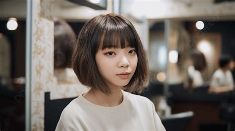 Korean Front Bangs
