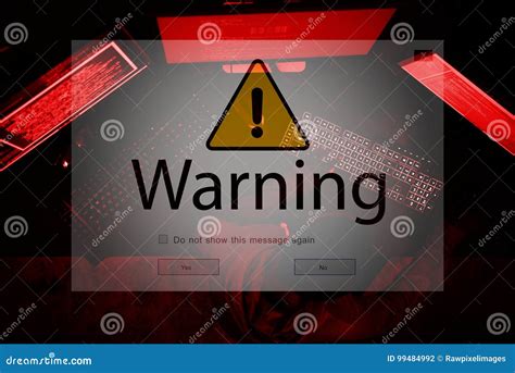 Hacker Hacking A Cyberspace Network Stock Illustration Illustration