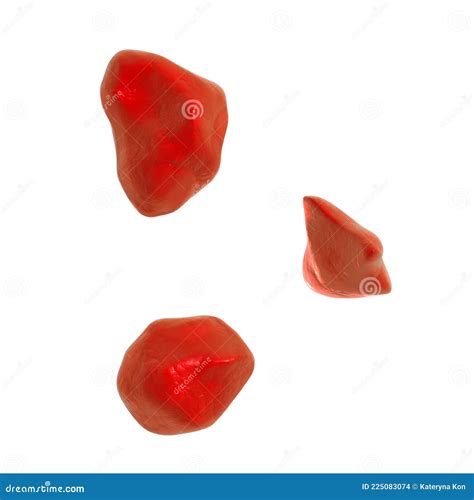 Set With Platelets Or Thrombocytes In Normal And Activated Version Vector Illustration