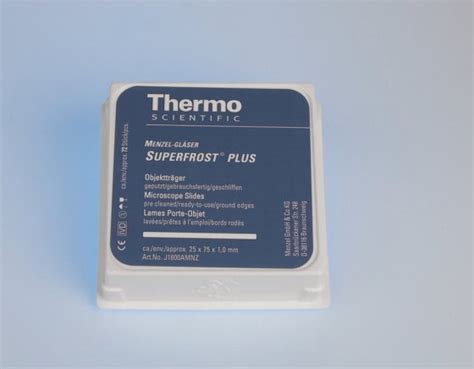 Adhesion Slides Superfrost ® Plus Thermo Scientific Menzel Gläser In Bremen Germany