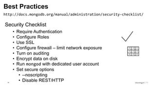 Architecting Secure and Compliant Applications with MongoDB | PPTX