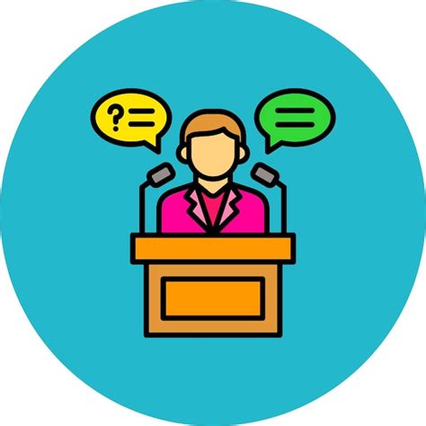 Premium Vector Speech Icon