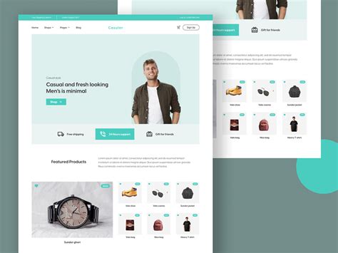 Ecommerce Web UI Design Behance