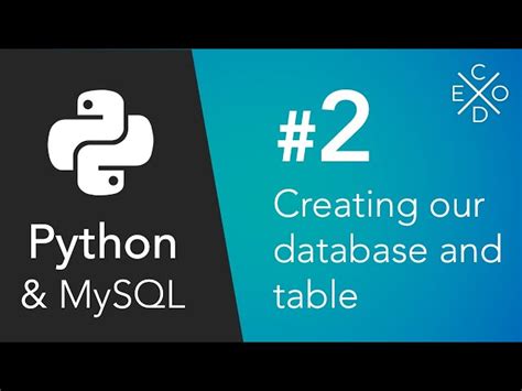 فیلم آموزشی Python و Mysql ایجاد پایگاه داده و جدول ما با زیرنویس
