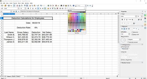 Open Office Calc Basic Spreadsheet Tutorial