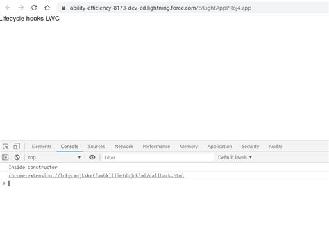 Sfdc A Blog On Salesforce Lifecycle Hooks In Lwc