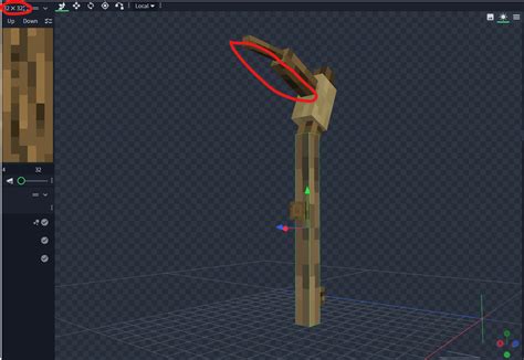 when i select create texture on blockbench parts of the textures for