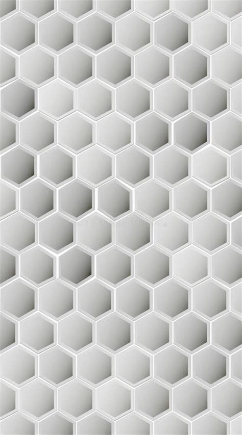 Hexagon Vector Texture Hexagonal Grid Repeat Pattern Stock Vector