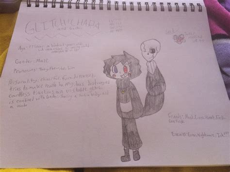 Glitchchara Ref Sheet By Sockheadxd On Deviantart