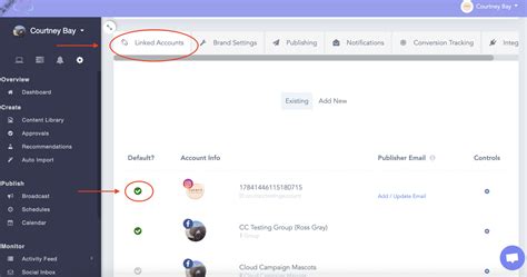How To Set Default Accounts