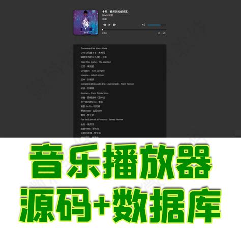 springboot音乐播放器后台管理系统java画面简约jsp源代码数据库 虎窝淘