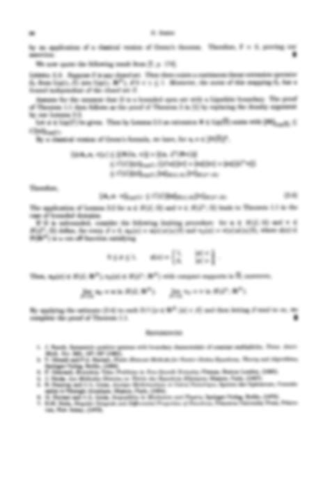 Solution A Generalized Green S Theorem 1992 Applied Mathematics