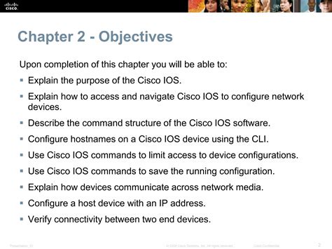 Ccnav5 S1 Chapter 2 Configuring A Network Operating System Ppt