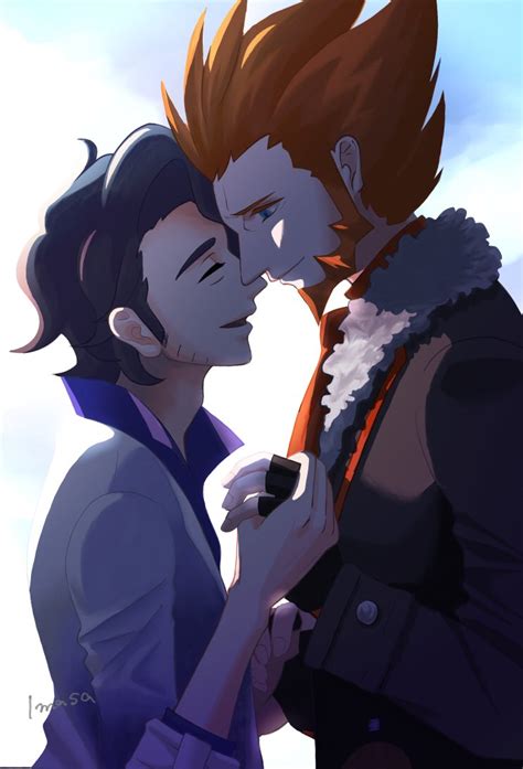 Lysandre And Augustine Sycamore Pokemon And More Drawn By Im I Masa Danbooru