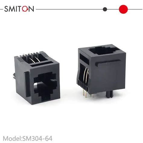 모듈식 잭 RJ12 6P6C RJ11 6P4C 6핀 암 소켓 커넥터| Alibaba.com