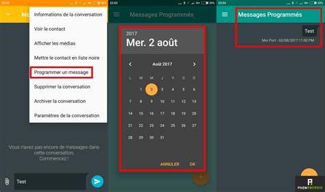 Pulse Sms Programmer Message Sur Android Ht Pratique