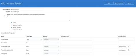 Learn Oracle Enhanced Talent Profile By Creating Custom Content Section