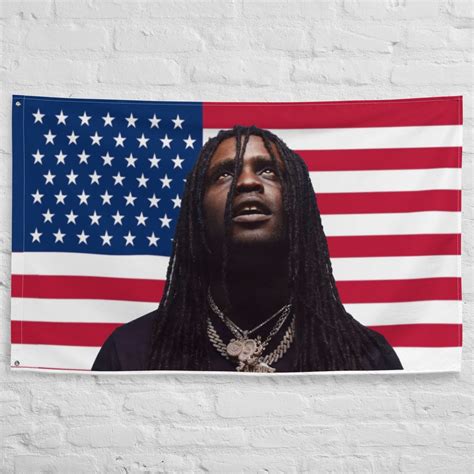 Chief Keef Flag Tapestrywall Decorfan Art Etsy