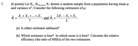 Solved Let X X X Denote A Random Sample From A Chegg Com